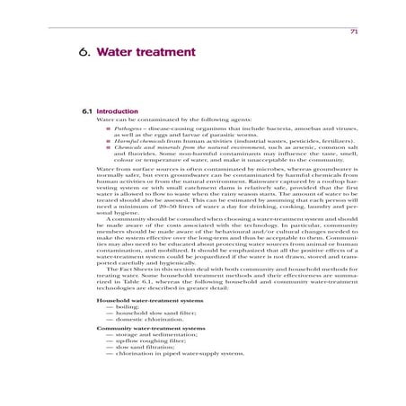 Drinking water treatment | PDF