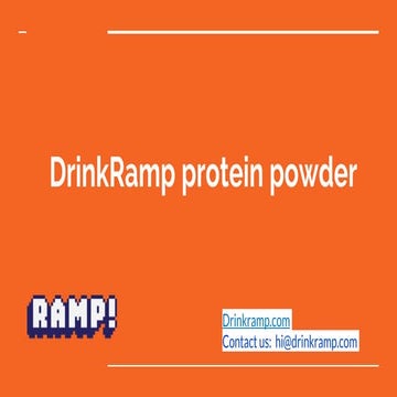 DrinkRamp protein powder | PPTX