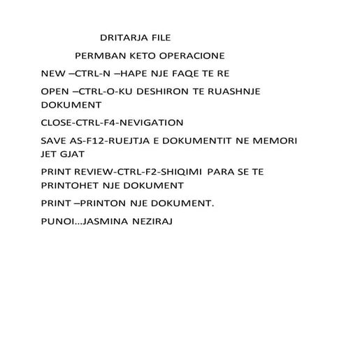 Dritarja file | DOCX