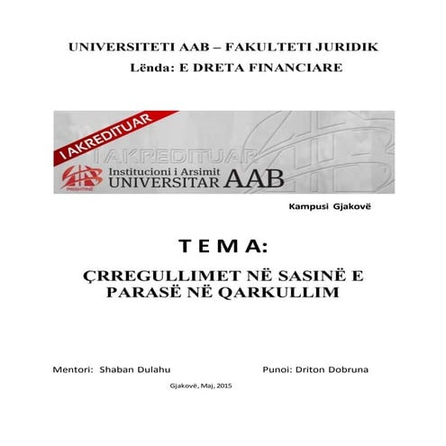 Driton dobruna punim_seminarik_crregullimet_ne_sasine_e_parase_ne ...