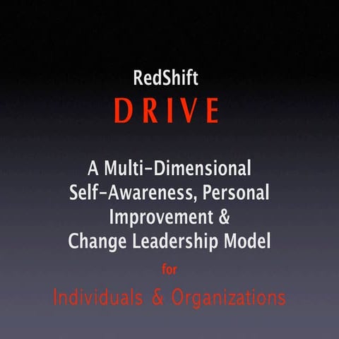 DRIVE - A Multi-Dimensional Self-Awareness & Change Leadership Model | PDF