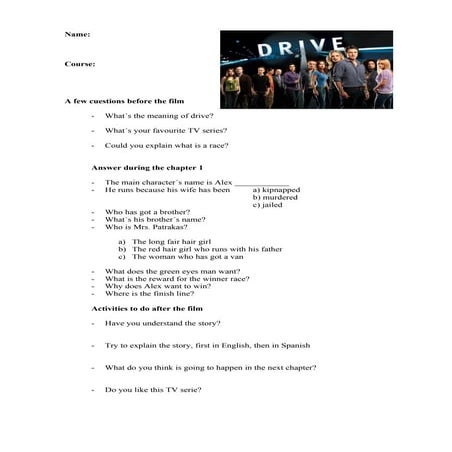 Drive activities 1 pdf | PDF