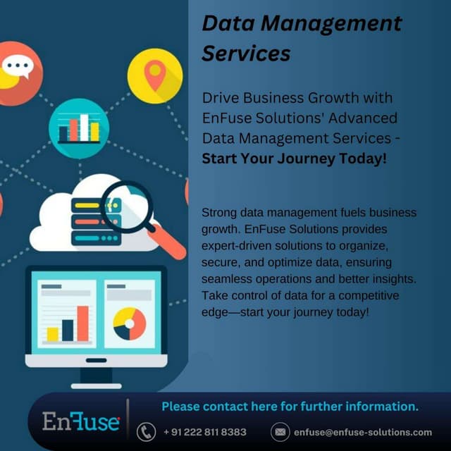 Drive Business Growth with EnFuse Solutions' Advanced Data Management Services - Start Your ...