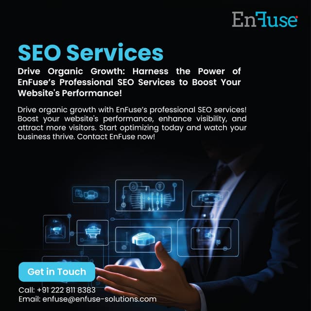 Drive Organic Growth: Harness the Power of EnFuse’s Professional SEO Services to Boost Your ...