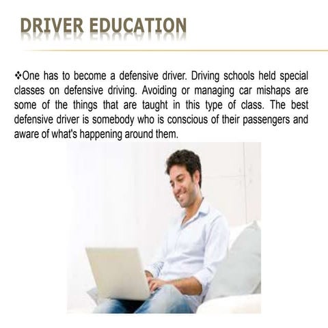 Driver ed | PPT