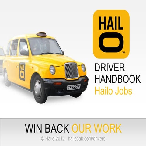 Driver Handbook - Hailo Jobs | PDF | Credit Cards | Personal Debt