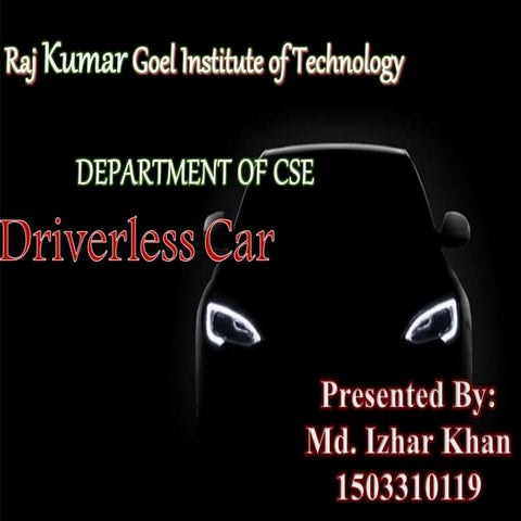 Driverlesscar | PPT