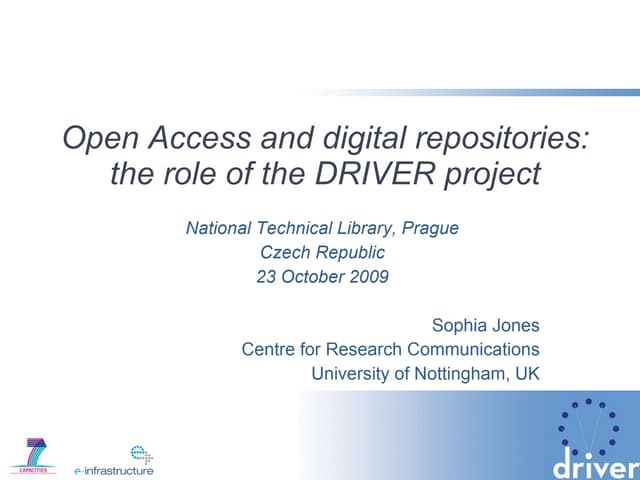 Open access repository: How to set it up in 22 steps