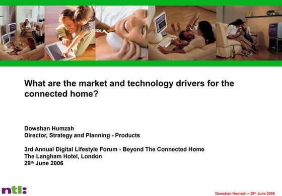 Success Factors of the Connected Home - Applications | PPT