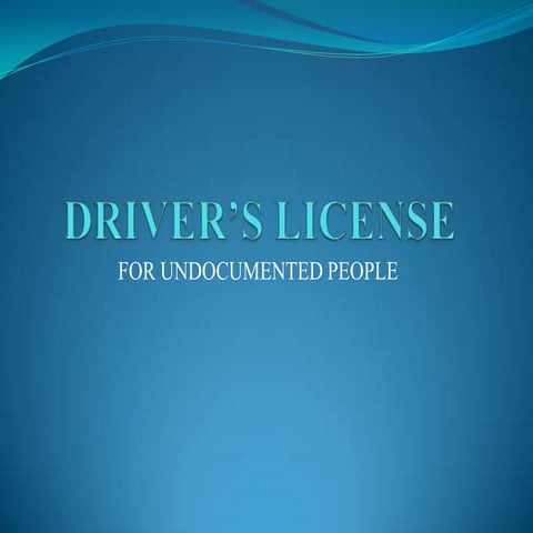 Driver’s license | PPTX