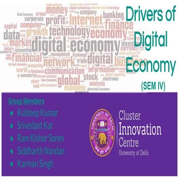 Drivers of digital economy | PPT