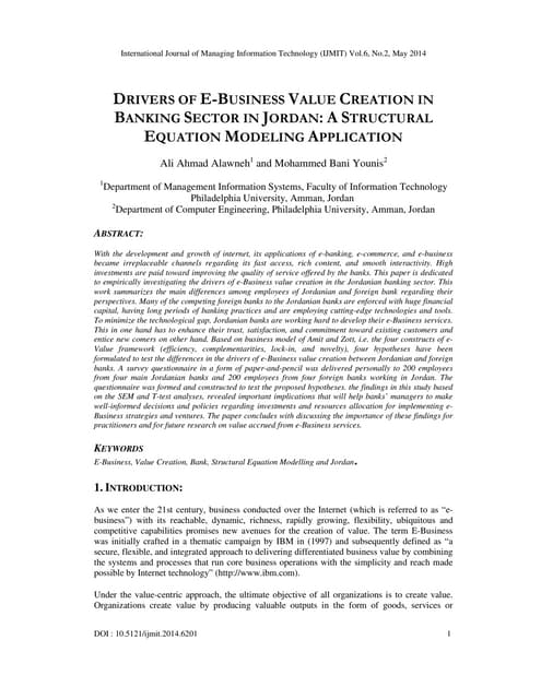 An comparative study on E-business models | PDF