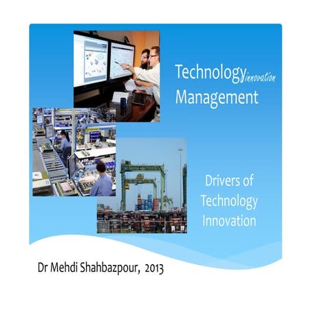 Drivers of technology innovation | PPT