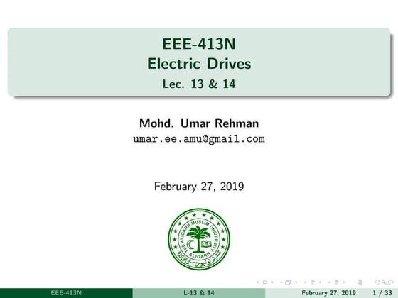Drives lec 11_12_Braking of DC Motors | PDF | Computer Networking ...