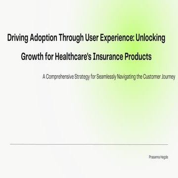 Driving Adoption Through User Experience | PDF