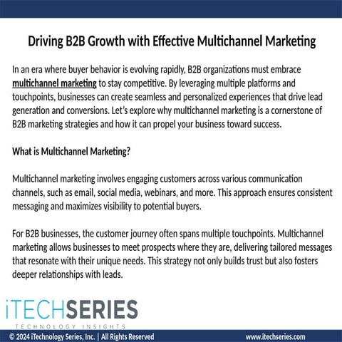 Driving B2B Growth with Effective Multichannel Marketing.pptx