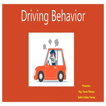 Driving behavior | PPTX