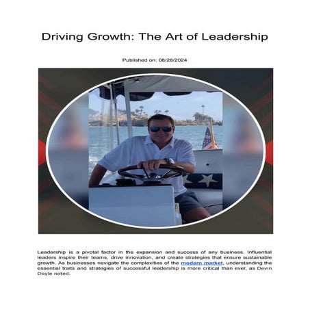 Leadership Visuals Featuring the Expertise of Devin Doyle | PDF