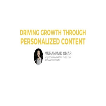 Driving growth through personalized content | PDF