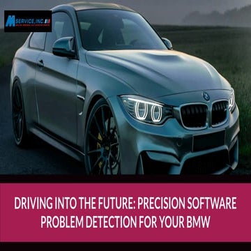 Driving into the Future Precision Software Problem Detection for Your ...