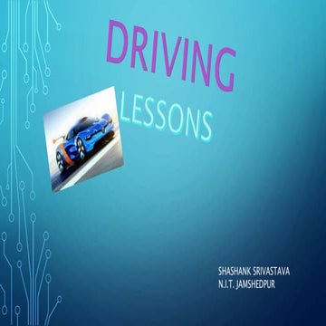 Driving lessons | PPTX