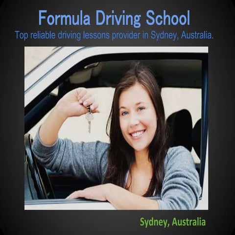 Driving lessons in Sydney | PPTX