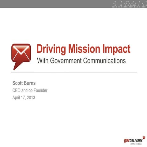 Driving Mission Impact with Government Communications | PDF
