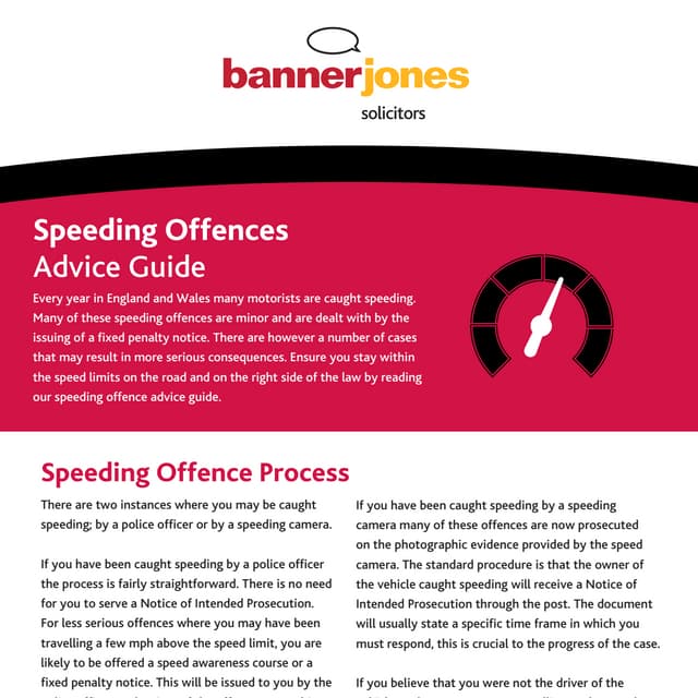 Driving & The Speed Limit | PPT