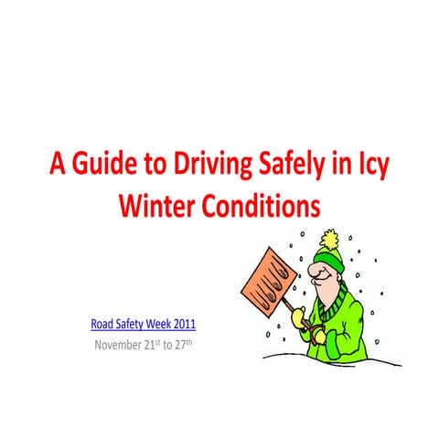 Safe Winter Driving | PPTX