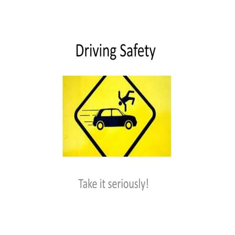 Driving safety | PPTX