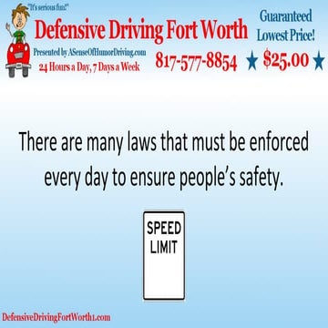 Driving & The Speed Limit | PPT