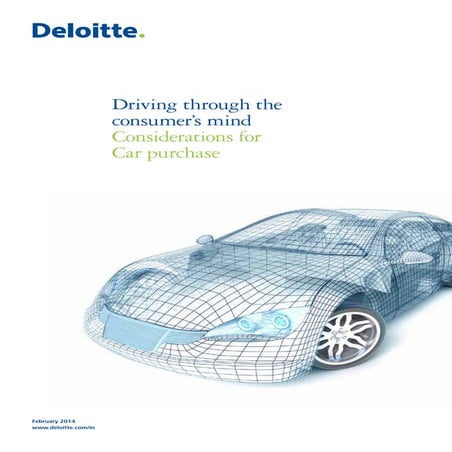 Deloitte Report : Driving through the consumer’s mind – Considerations ...