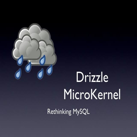 Drizzle @OpenSQL Camp | PPT