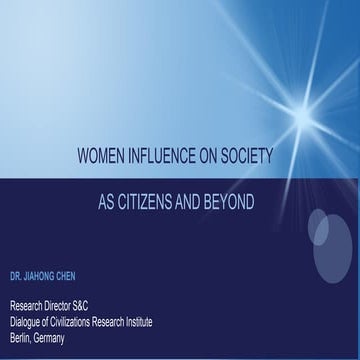 Women influence community