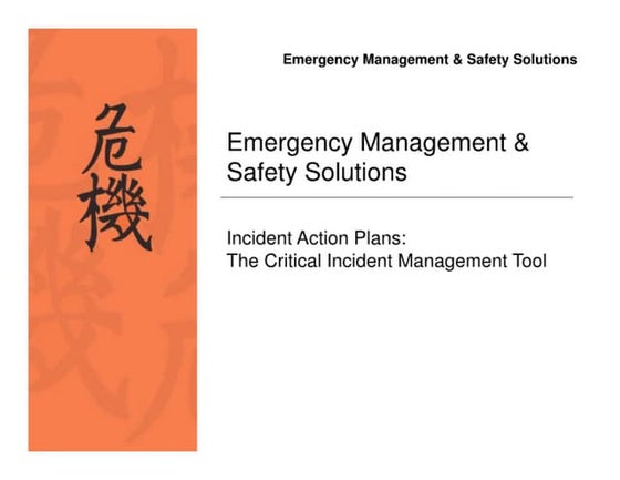Incident Command System | PDF