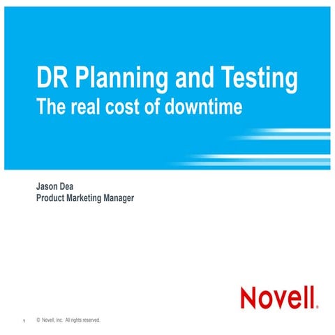 DR Planning and Testing | PPT