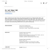Dr. Juli Mazi Nd, Naturopathic doctor