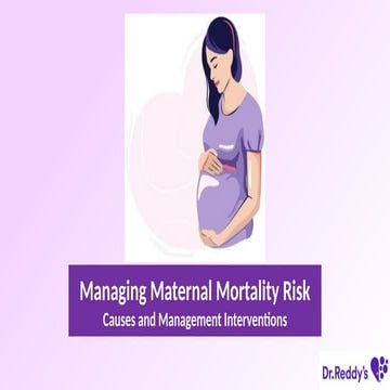 Maternal mortality rate and its prevention | PPTX