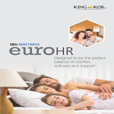 Dr. Mattress Euro HR | Buy HR and Bonded Foam Mattress by King Koil® | PDF