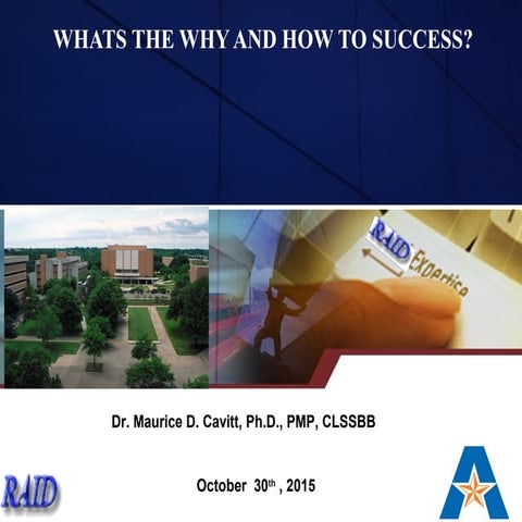 2015 MATC Scholars Program: Maurice Cavitt | PPT