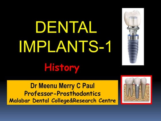 Current trends in dental implants | PDF