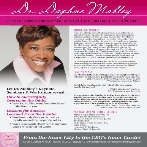 Dr. Mobley Speaker Info | PDF