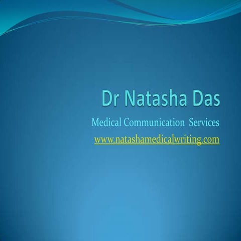 Dr Natasha Das | PPTX