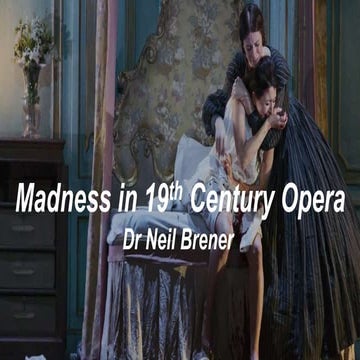 iCAAD London 2019 - Dr Neil Brener - THE REPRESENTATION OF MADNESS IN ...