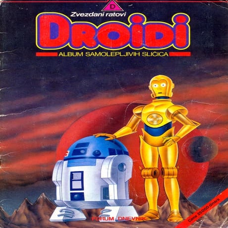 Droidi - album samoljepljivih slicica (Zvezdani ratovi) 1989.pdf na ...
