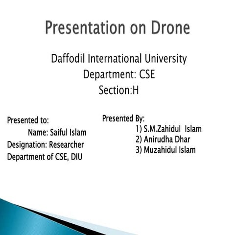 Drone | PPT