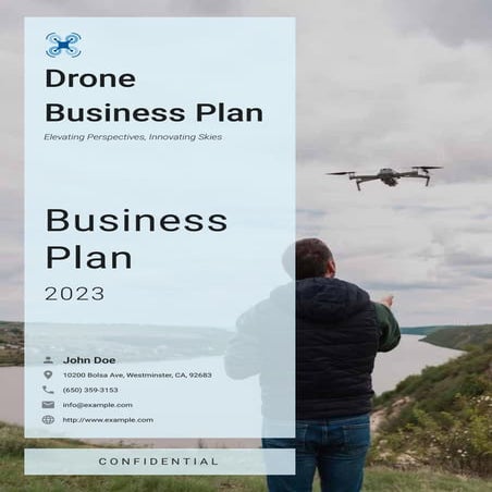 drone business plan example | upmetrics. | PDF