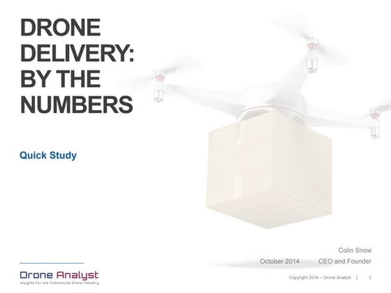 Drone delivery service | PPTX | Air Travel | Travel Type