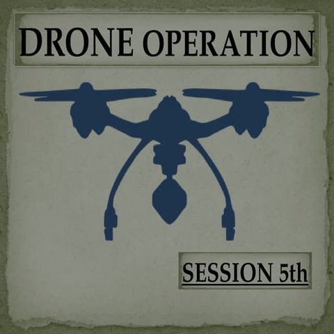 DRONE OPERATION presentation to understand basics of drone | PPTX