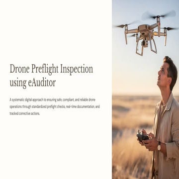 Drone Preflight Inspection with eAuditor Audits & Inspections | PDF